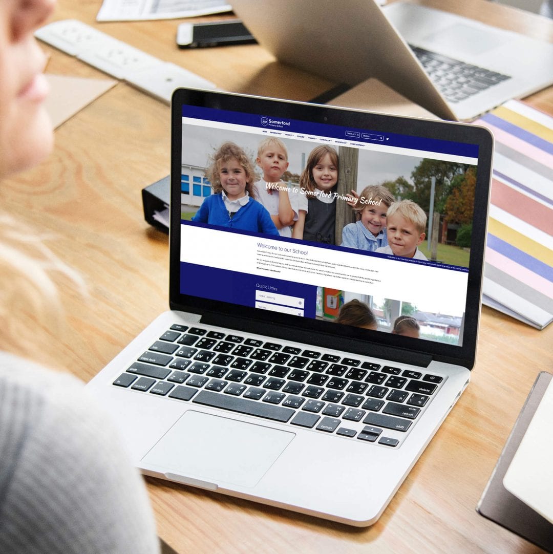Somerford Primary School, Dorset - School Website Design